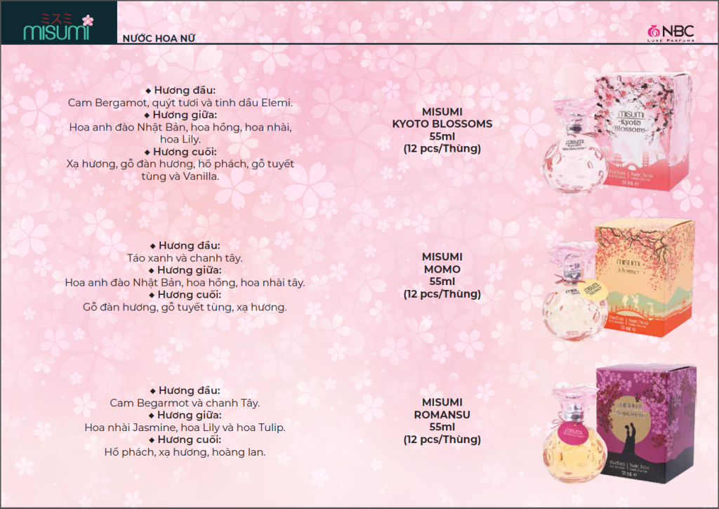 Nước hoa nữ cao cấp Misumi Romansu 55ml - NBC Solutions