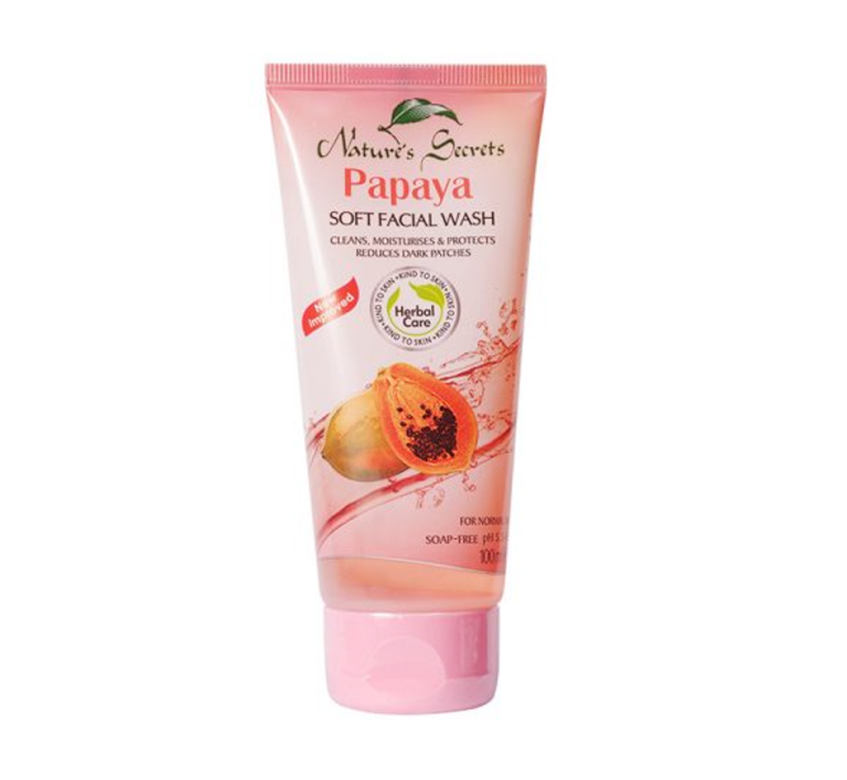 Sữa rửa mặt chiết xuất đu đủ 100ml, Nature’s Secrets Papaya Soft Facial ...